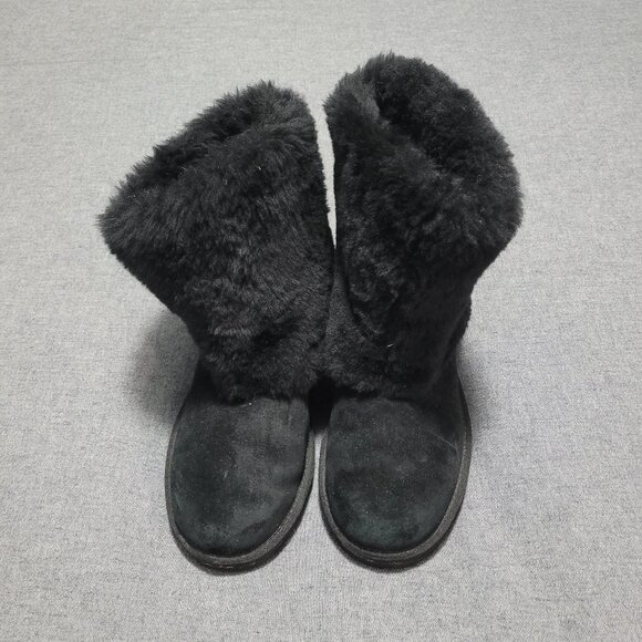 UGG | Shoes | Womens Ugg Australia Patten Black Shearling Boots | Poshmark